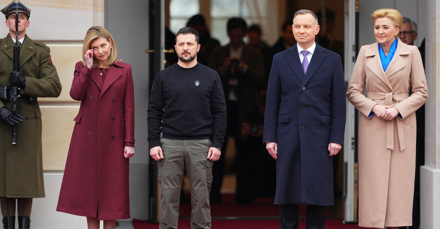 Елена Зеленская в Польше повторила образ от украинского бренда ...